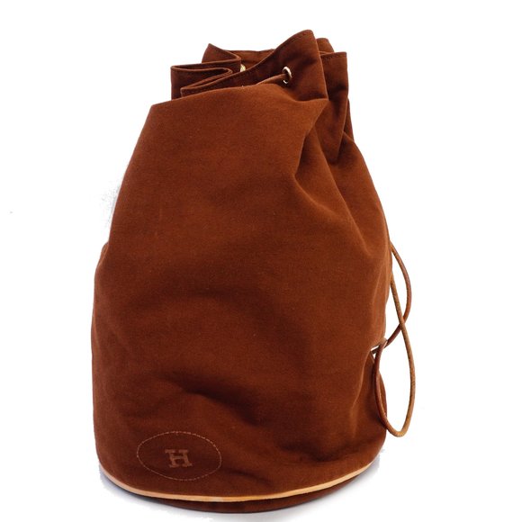 Hermes | Bags | 3yd29 Auth Hermes Shoulder Bag Polochon Mimir Gm Canvas ...